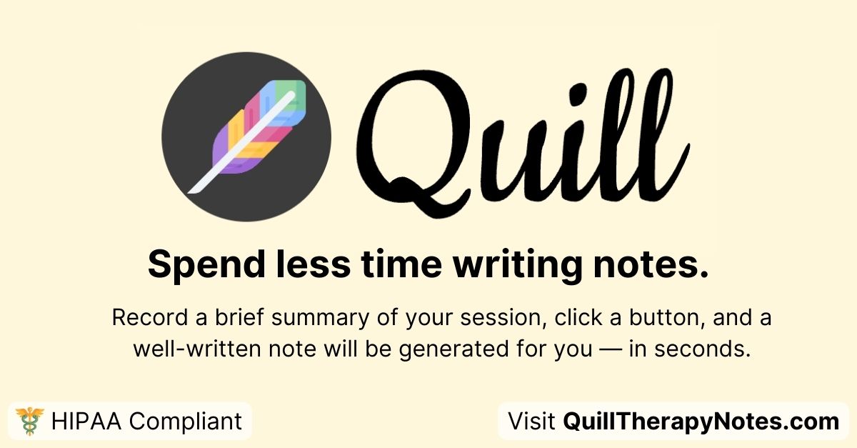 BIRP Note Example Managing OCD Quill Therapy Notes